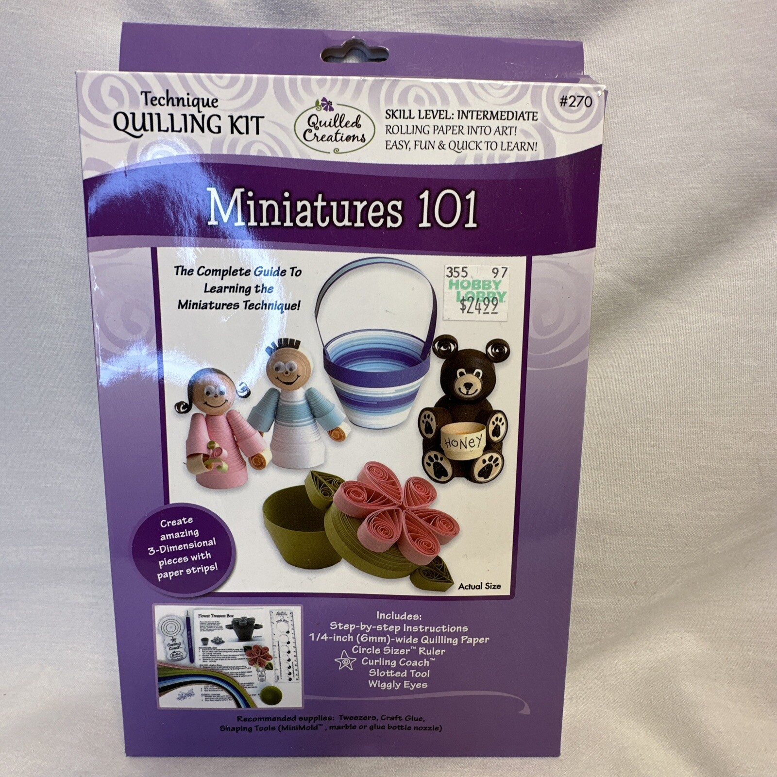 Quilled Creations Miniature's Paper Quilling Kit ~ MINIATURES 101 Kit ...