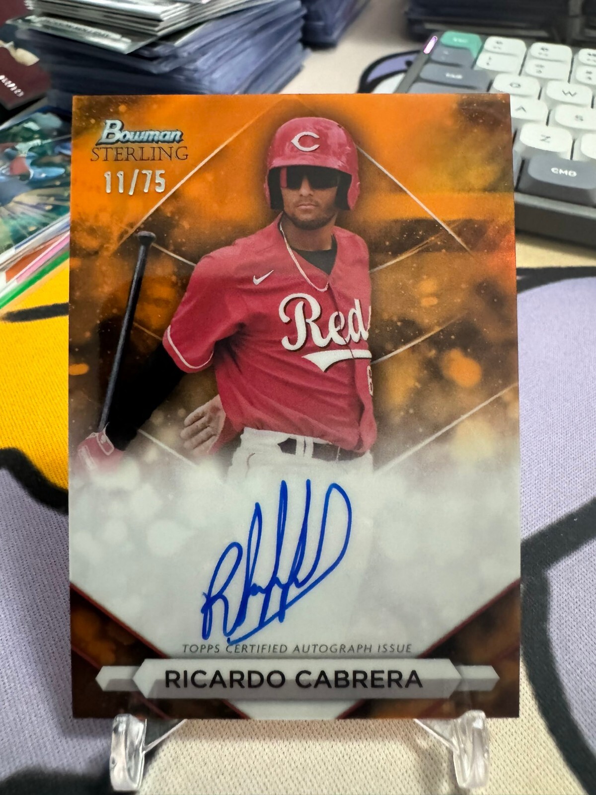 2023 Bowman Sterling Ricardo Cabrera Orange Auto /75 | eBay