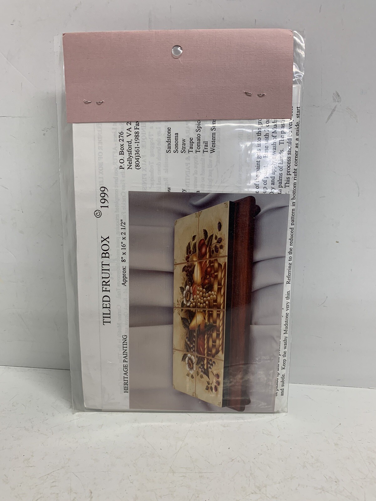 Vintage Tole Painting Pattern Packet Heritage Painting 1999 Lot Of 2 ...