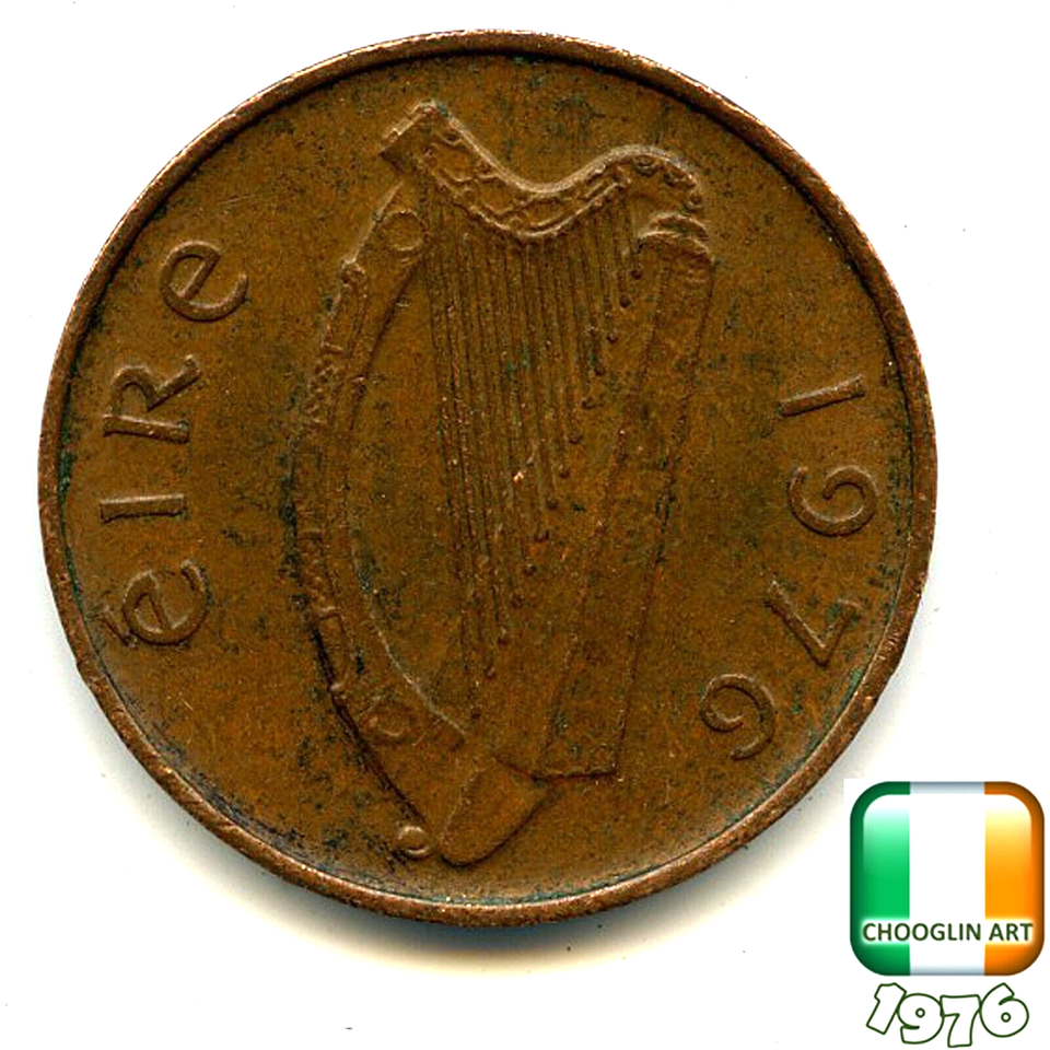 An IRISH 1976 PENNY 1p coin, 48 Years Old! | eBay