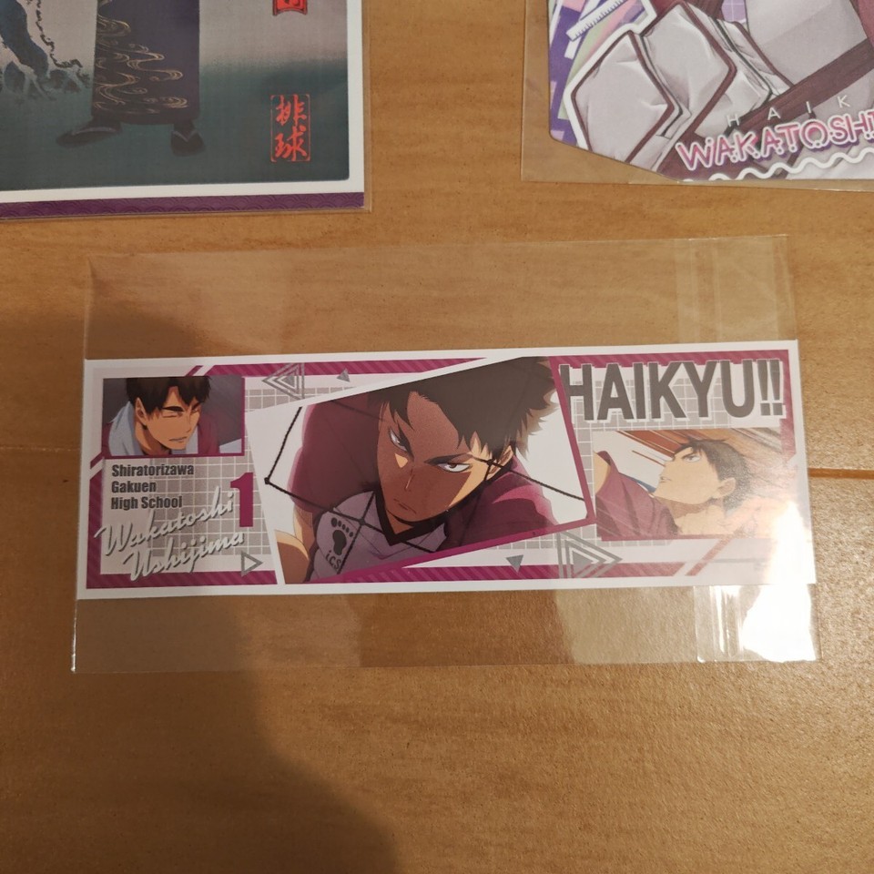 Haikyuu Animate Fair Shiki Scene Spring Battle special postcard sticker ...