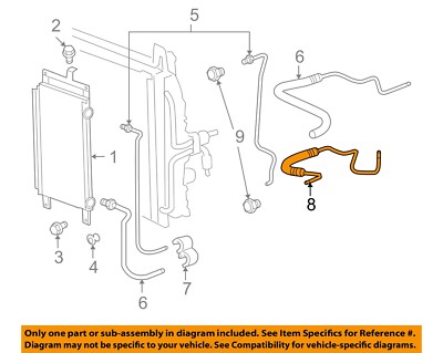 GM OEM 06-11 Impala Cooling Trans Oil Cooler-Inlet Hose 15264590 | eBay