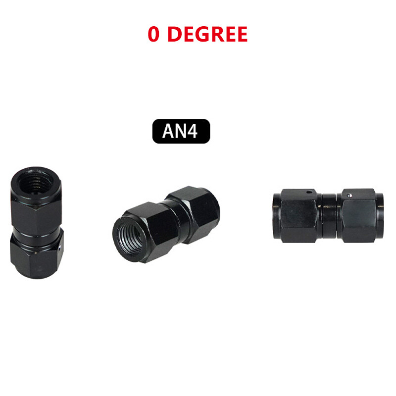 4AN 6AN 8AN 10AN Female to 4-10AN Straight/45°/90° Swivel Coupler Union ...