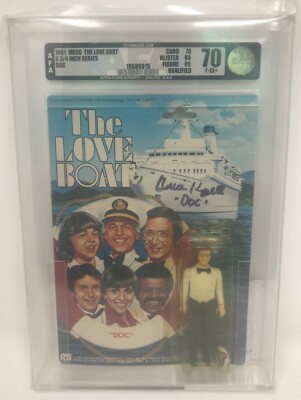 BERNIE KOPELL Signed 1981 MEGO Doc LOVE BOAT TV Show Action Figure AFA ...