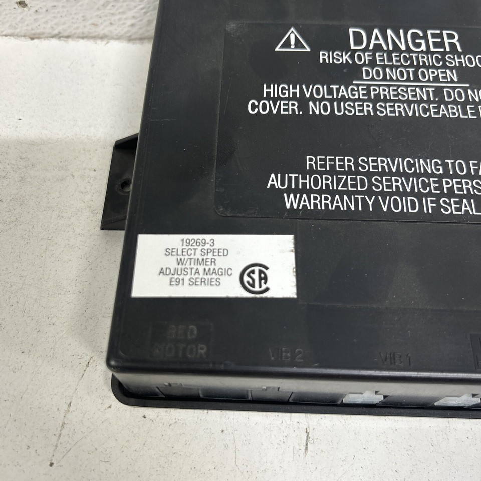 Adjusta Magic Adjustable Bed Control Power Control Box Wired E91 Series ...