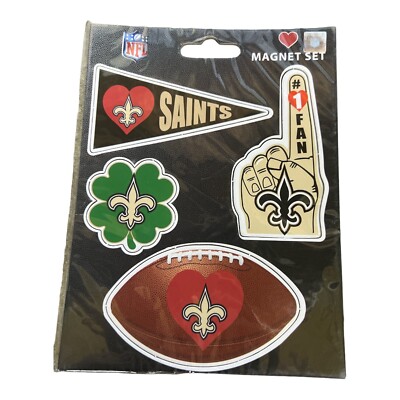 NFL New Orleans Saints 4 Piece Team Magnet Set | eBay