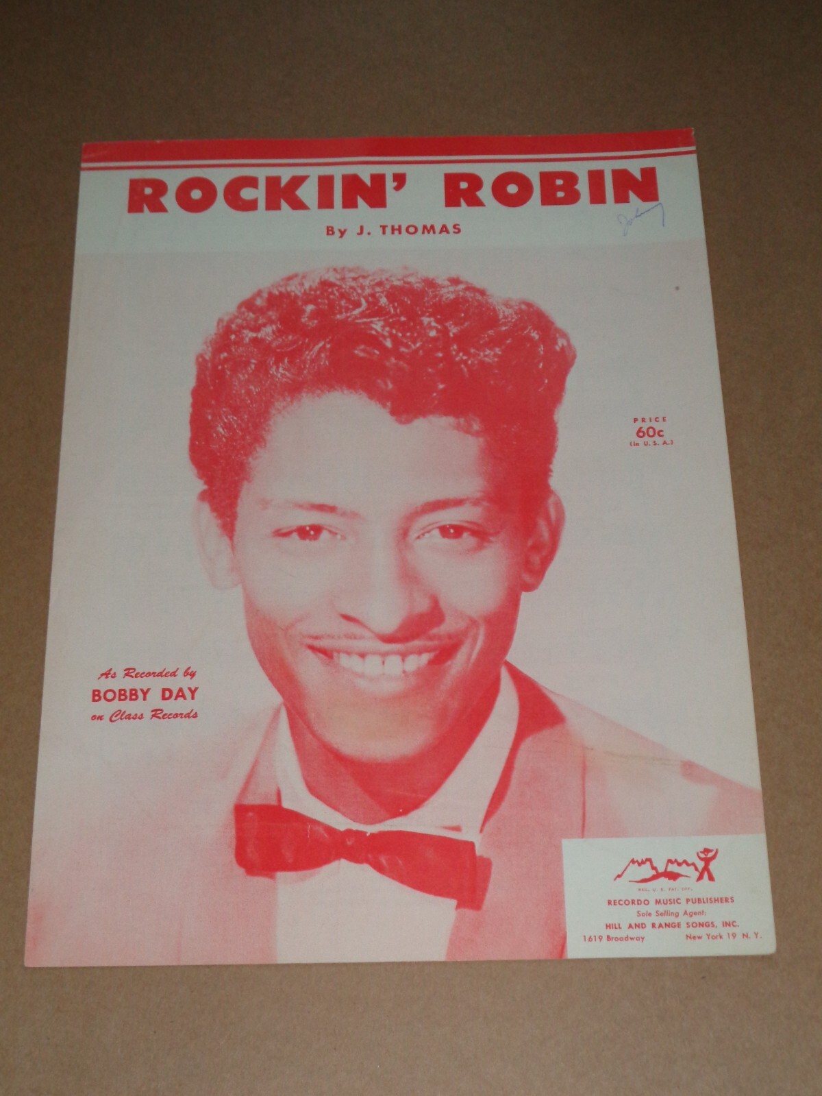 Bobby Day - Rockin' Robin US sheet music | eBay