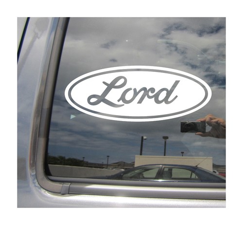 Lord - Humorous Jesus Christ Christian Ford Car Vinyl Decal Window ...