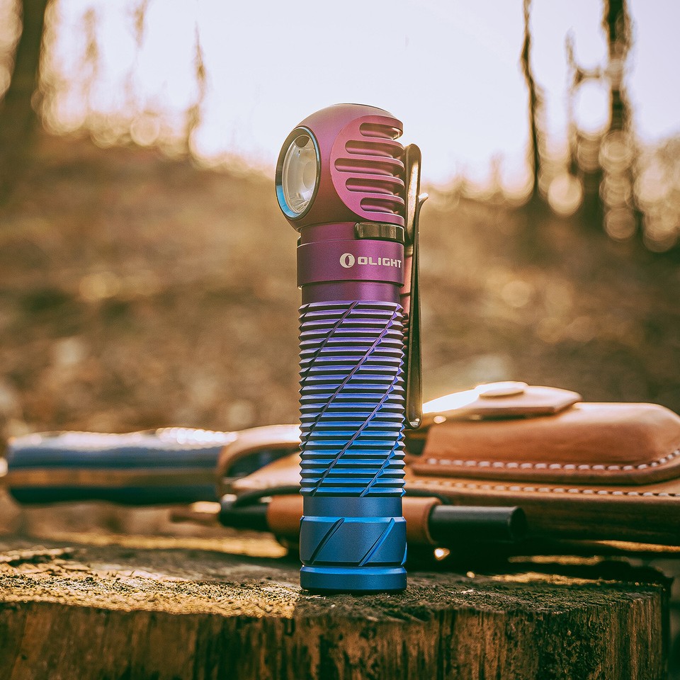 OLIGHT Perun 2 Purple Gradient Limited Edition Rechargeable Headlamp ...