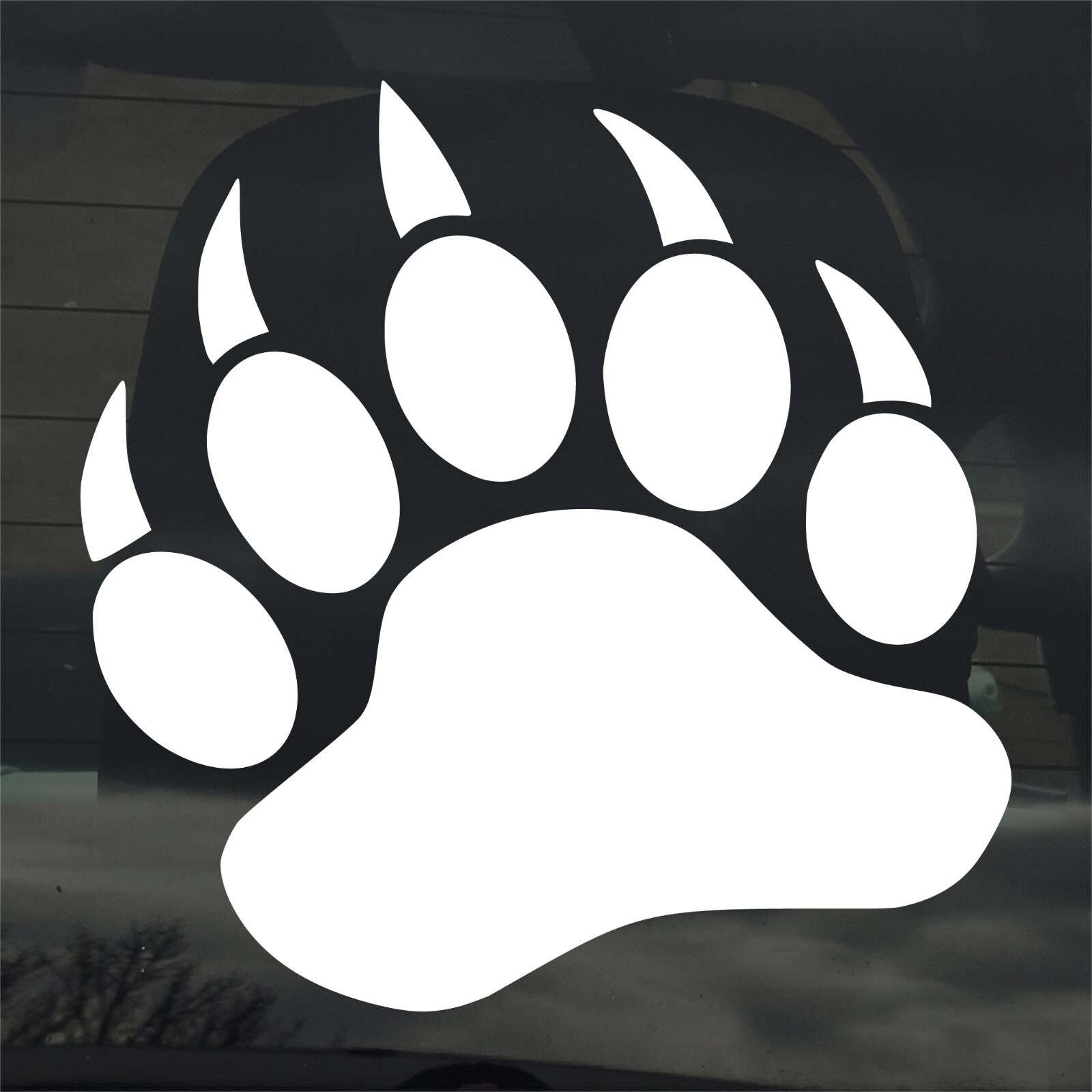 Tribal Grizzly Bear Paw Print