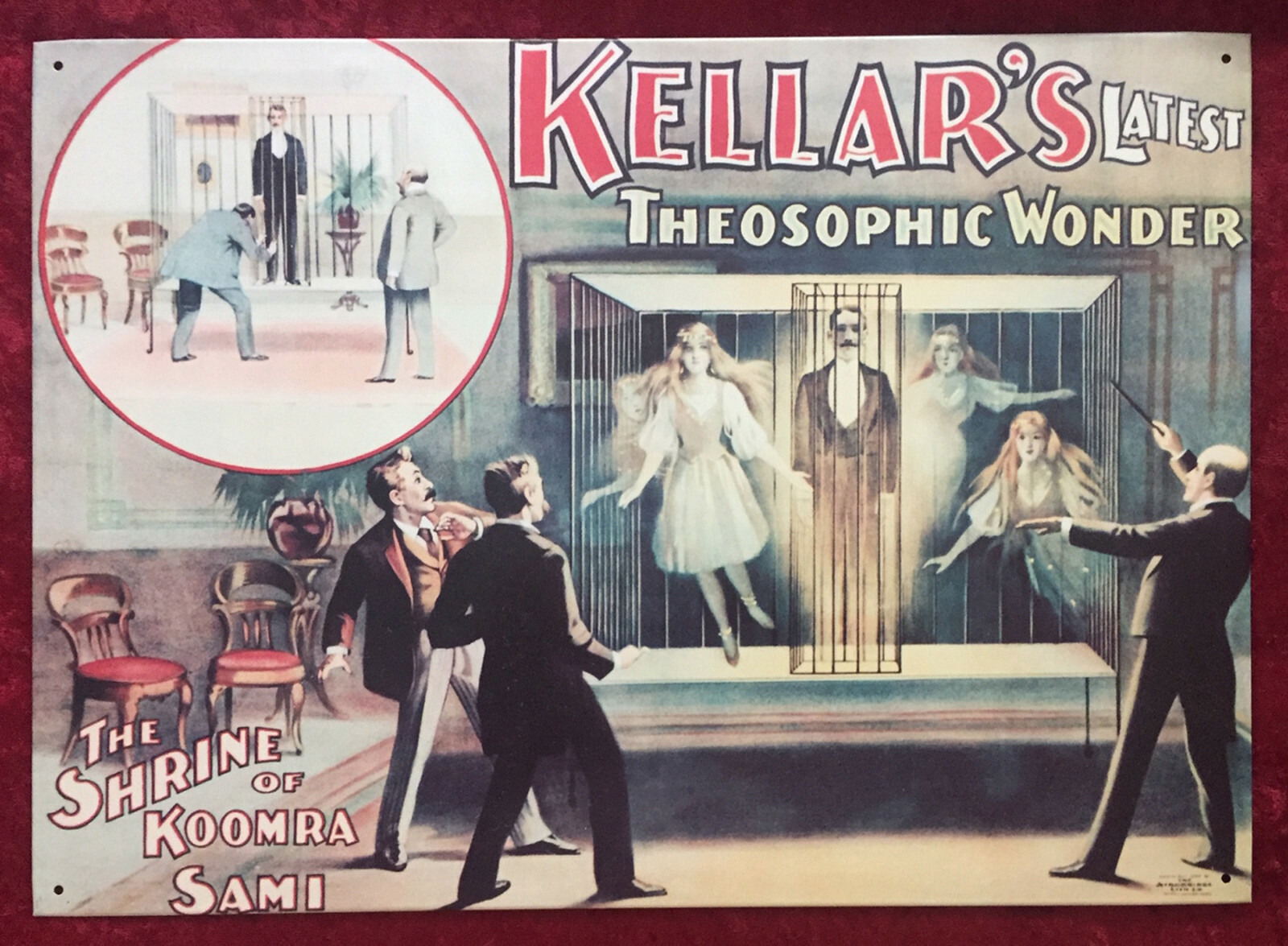 Kellar and Carter tin signs! Perfect size! Will Look Great Framed! | eBay