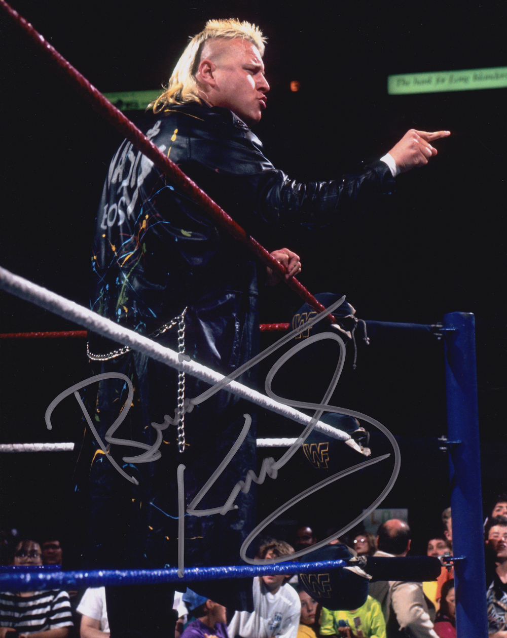 Brian Knobs The Nasty Boys Signed 8x10 Photo WWF Wrestling Wrestler WWE ...