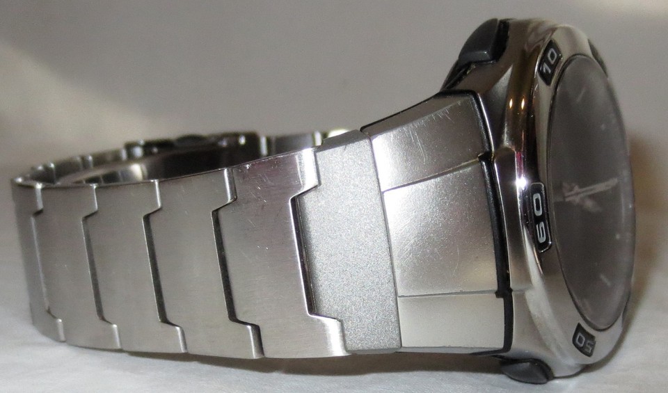 Men's Casio Wave Ceptor Illuminator World Time Atomic Watch Blue 2735 ...