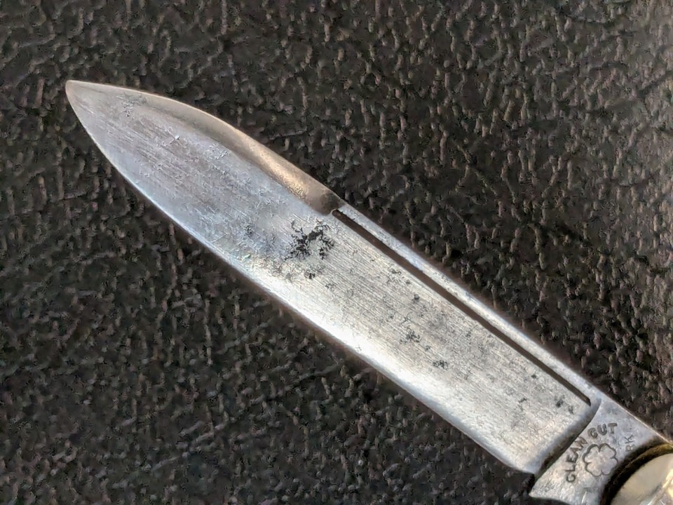 Vintage Clean Cut Mother of Pearl 2 Blade Jackknife Pocketknife | eBay