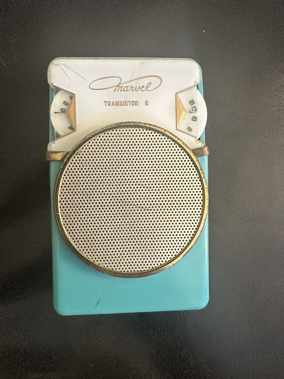 Vintage Marvel Transistor Radio 6YR15A Japan 6 Transistors Tested ...