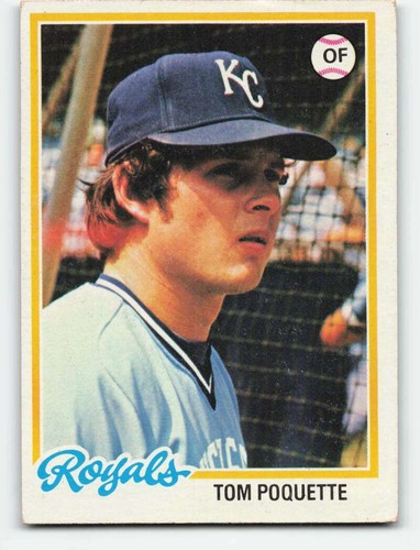 1978 Topps #357 Tom Poquette EX Excellent Royals ID:99739 | eBay