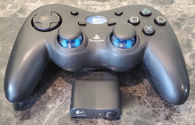 PlayStation 2 PS2 Play Action Logitech Wireless Controller w/ Receiver ...