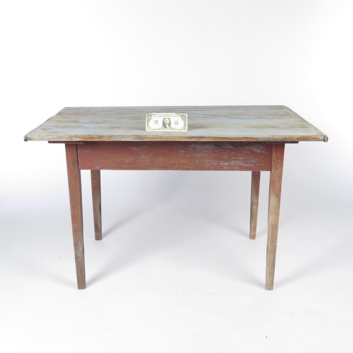 Primitive Antique Table American Primitive Chair Table With Stretcher