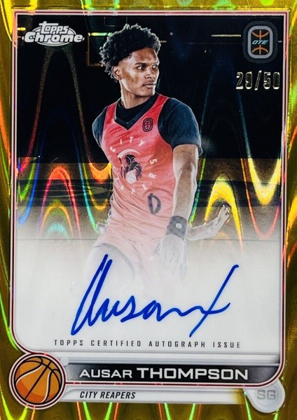 2022-23 Topps Chrome OTE Overtime Elite - Chrome Autographs Gold Wave ...