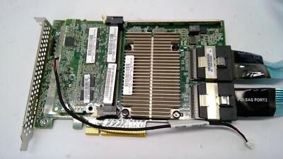 HP 761880-001 Smart Array P840 12Gb 2-Port SAS 726899-001 w/4GB kit and ...