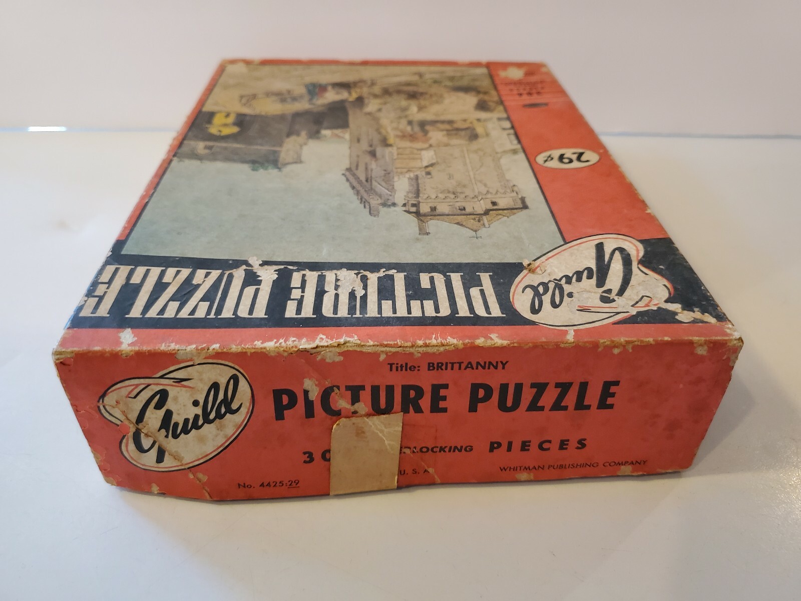 Whitman Guild Picture Puzzle vintage series no. 103 Brittanny 4425:29 ...