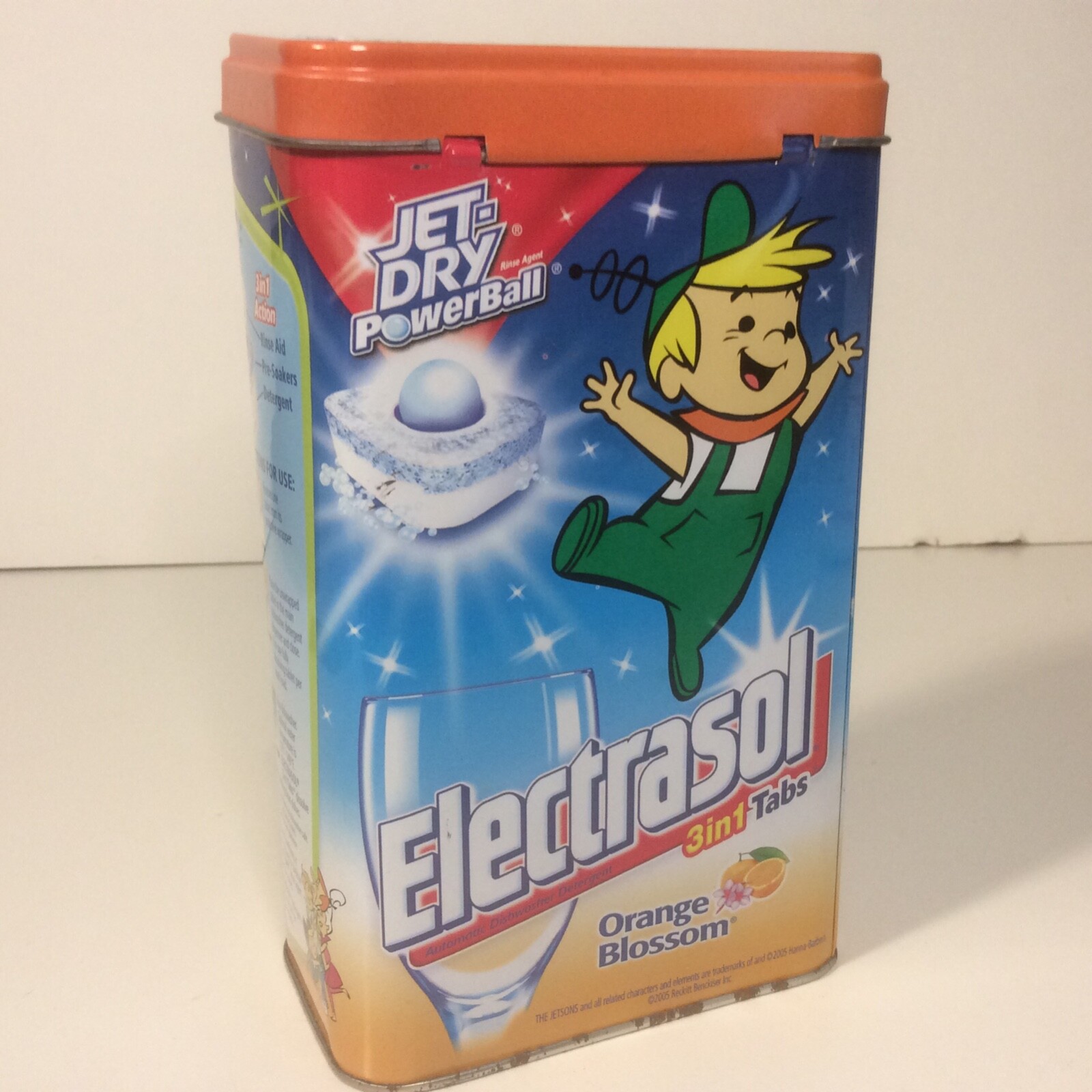 The Jetsons Cartoon LEROY Tin Can Limited Edition Electrasol Soap *RUST ...