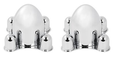Chrome Spider Bullet Center Wheel Hub Cap 4 LUG x 4-1/2 Bolt Pattern ...