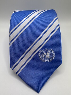 Statesman Ties United Nations UN Flag 3.25” Diplomat Necktie ...