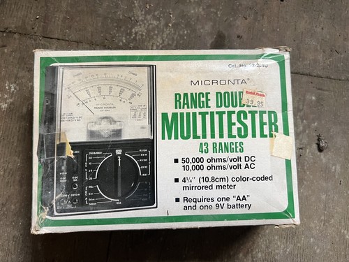 Micronta Range Double Multitester 43 ranges Vintage | eBay