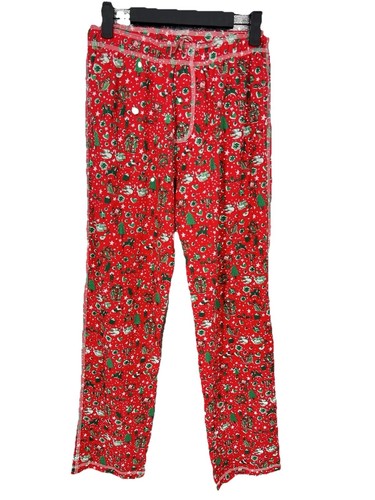Roller Rabbit Pajama Lounge Pants Men's Small Red Christmas NEW | eBay
