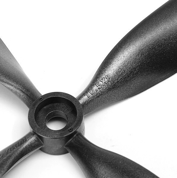4Blade Electric Scale Propeller 10x8 CW Forward Rotation Positive Pitch ...