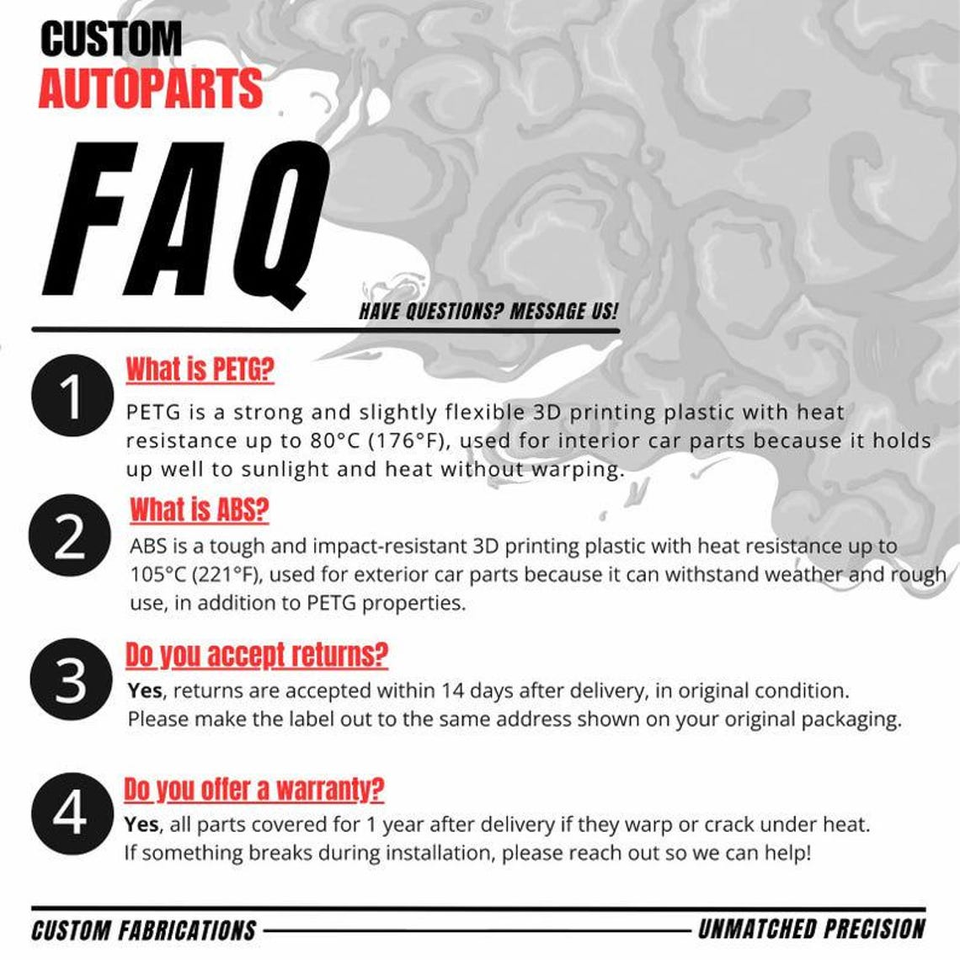 Toyota FJ Cruiser Rear Window Lock Open 30mm Vent Spacer Set for ...