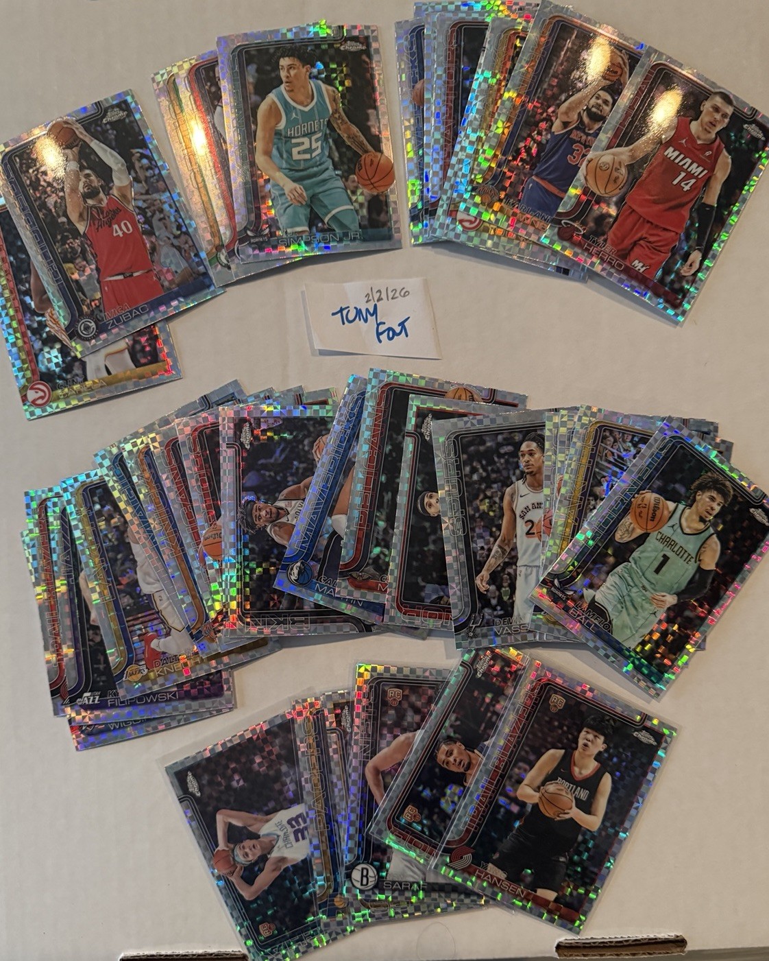 25-26 Topps Chrome X Factor Card Lot Basketball Cards (75 total) | eBay