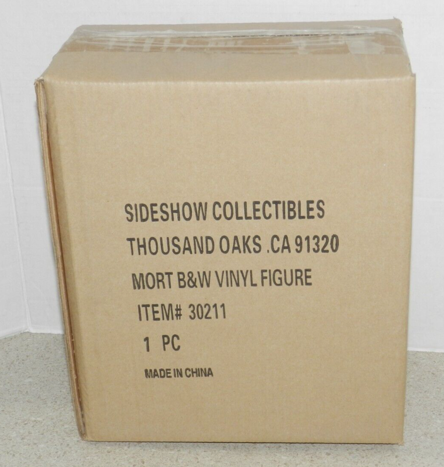 SIDESHOW EXCLUSIVE BLACK & WHITE RARE MORT SEALED SHIPPER THE DEAD SDCC ...
