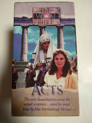 The Visual Bible Acts Volume 1-4 VHS Box Set New International Version ...