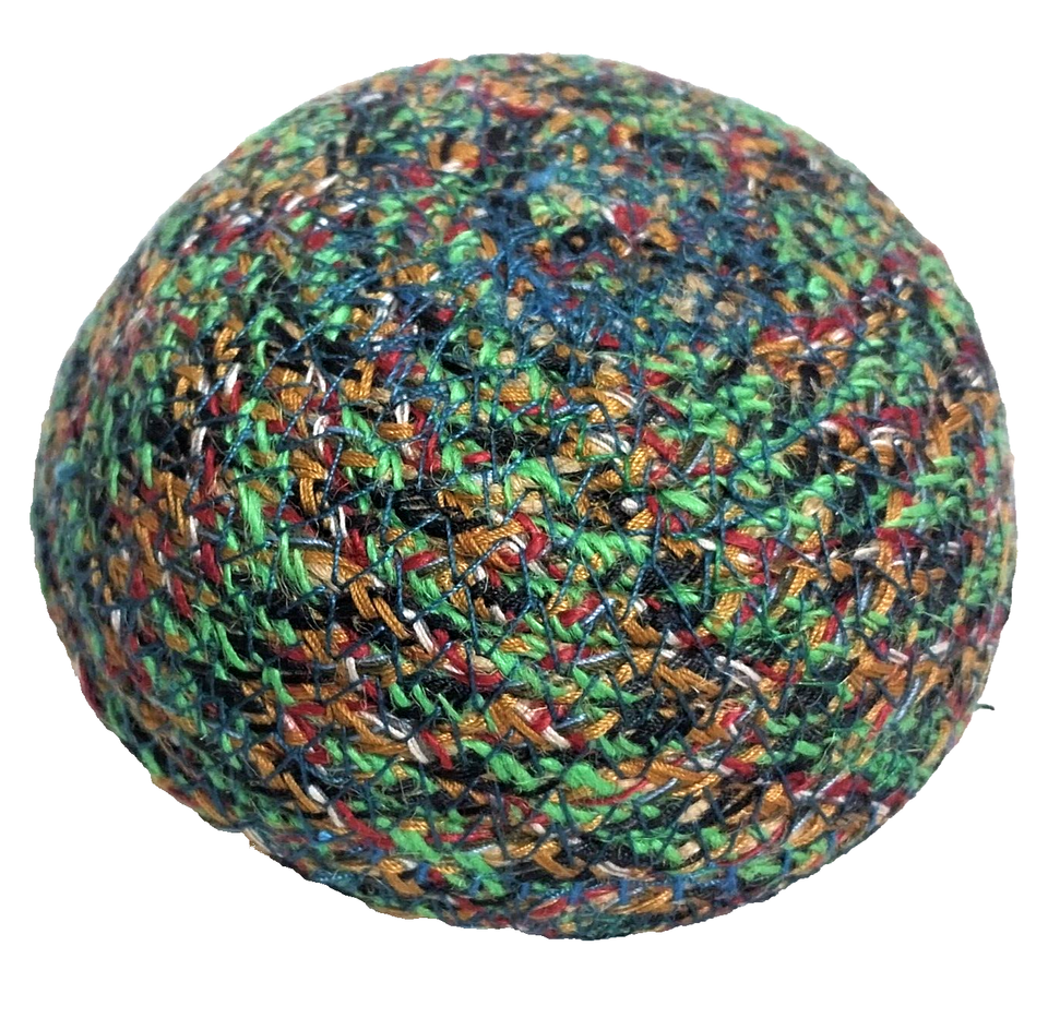 Vintage Boho Colorful Fabric Coned Small Bowl Storage Basket Trinket ...