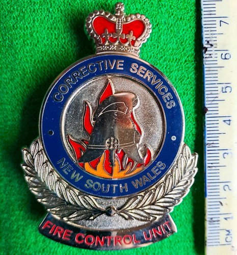 Obsolete NSW Corrective services Fire Control Unit badge. | eBay