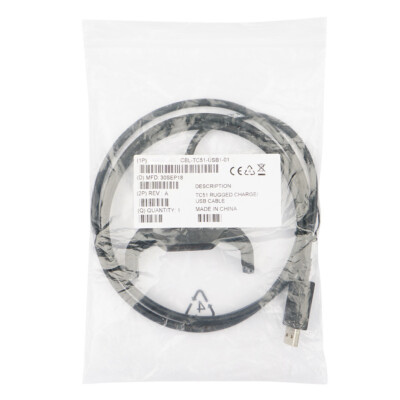 CBL-TC51-USB1-01 USB Data Charger Cable for Zebra TC51 TC510K TC56 TC57 ...