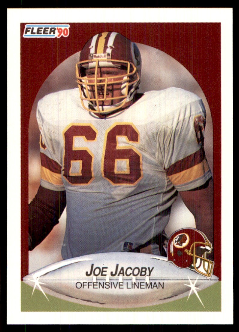1990 Fleer Joe Jacoby Washington Redskins #157 | eBay
