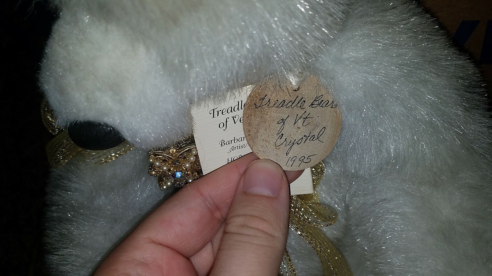 BEAUTIFUL TREADLE BEARS OF VERMONT BARBARA MCLEAN CRYSTAL ADORABLE ...