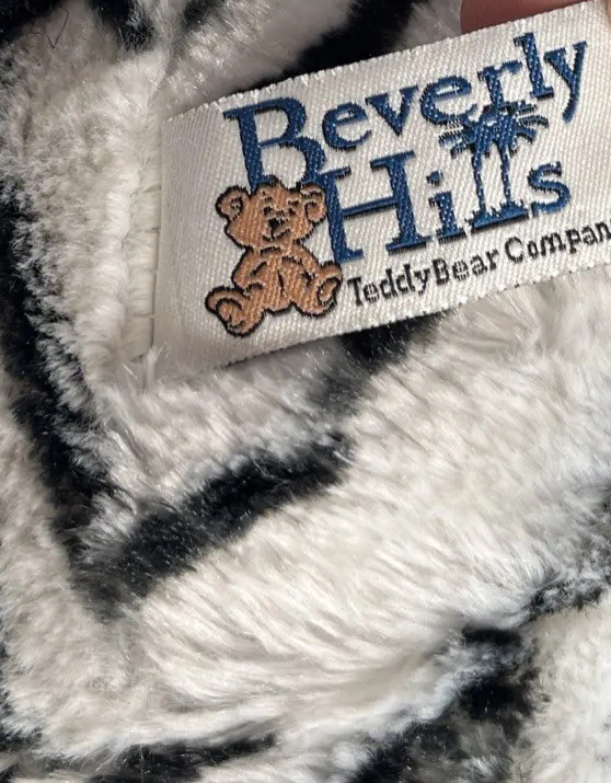 Beverly Hills Teddy Bear Co Stuffed Animal Zebra Plush Mama Baby | eBay