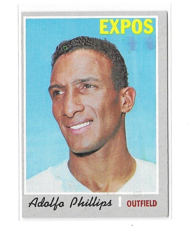 1970 Topps Baseball Card #666 Adolfo Phillips Montreal Expos | eBay