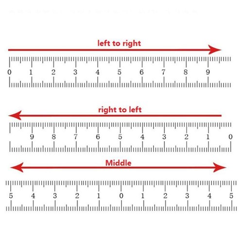 1-5m Miter Track Tape Measure Self-Adhesive Metric Scale Ruler ...