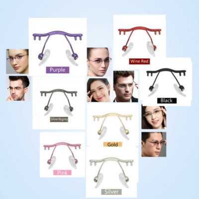 Eyewear Nose Bridge Replacement Anti-Slip Glasses Accessories Rimless ...