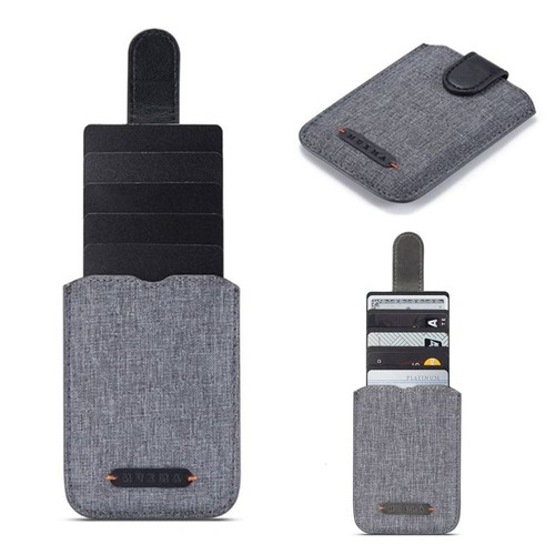 Canvas Phone Wallet Pocket RFID Blocking Credit Card Holder Credit ...