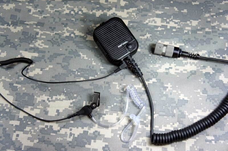 TRI THALES 6-Pin Handmic With Air Duct Earphones PRC152 148 MBITR ...