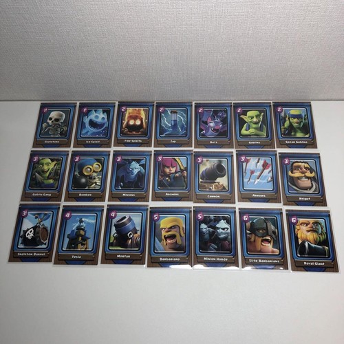 Rare Item Clash Royale Official Trading Card Pack Normal 21 Types Comp ...