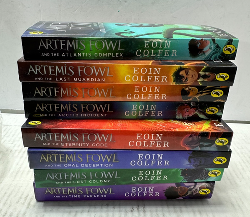 Artemis Fowl Complete Series 1-8 Set Eoin Colfer Lot Puffin Paperbacks ...