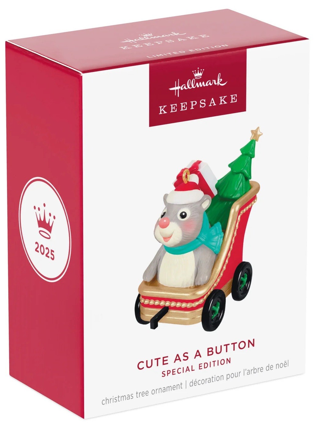 Hallmark Keepsake Cute As A Button Christmas Ornament ~ 2025 Special ...