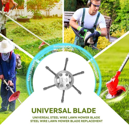 6 Inches Universal Steel Wire Weed Trimmer Head , Fits Most ...